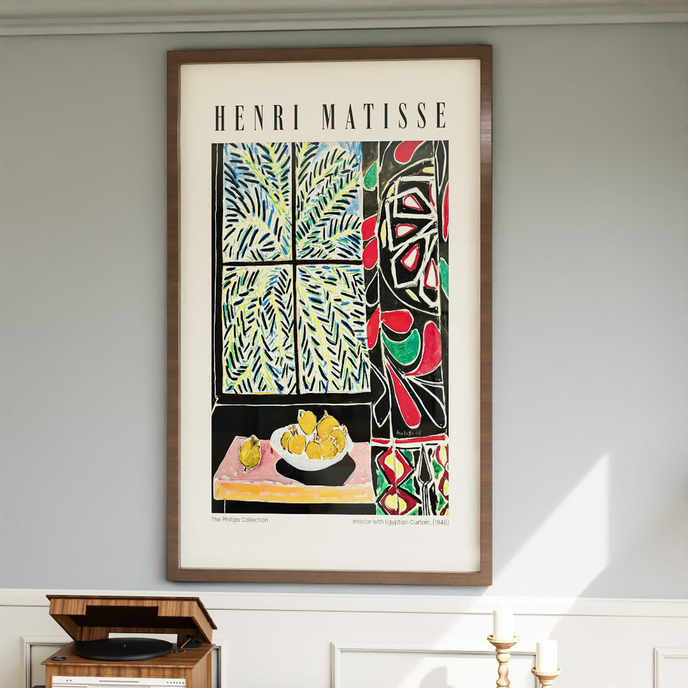 Henri Matisse The Egyptian Curtain 1948 V2366 Canvas