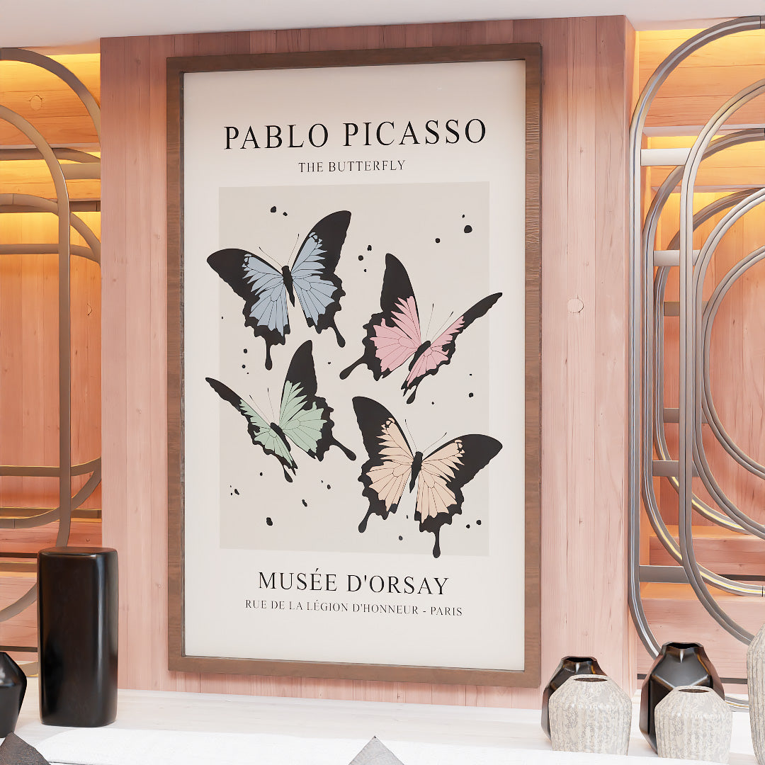 Picasso The Butterfly V2395 Canvas