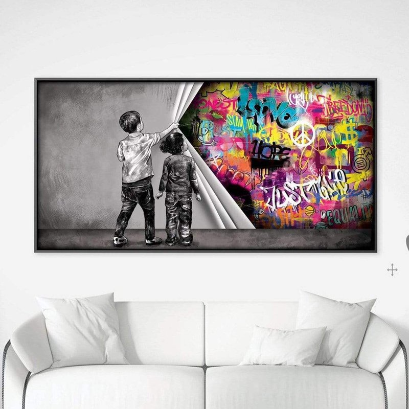 Grafitti Justice Revealed Canvas
